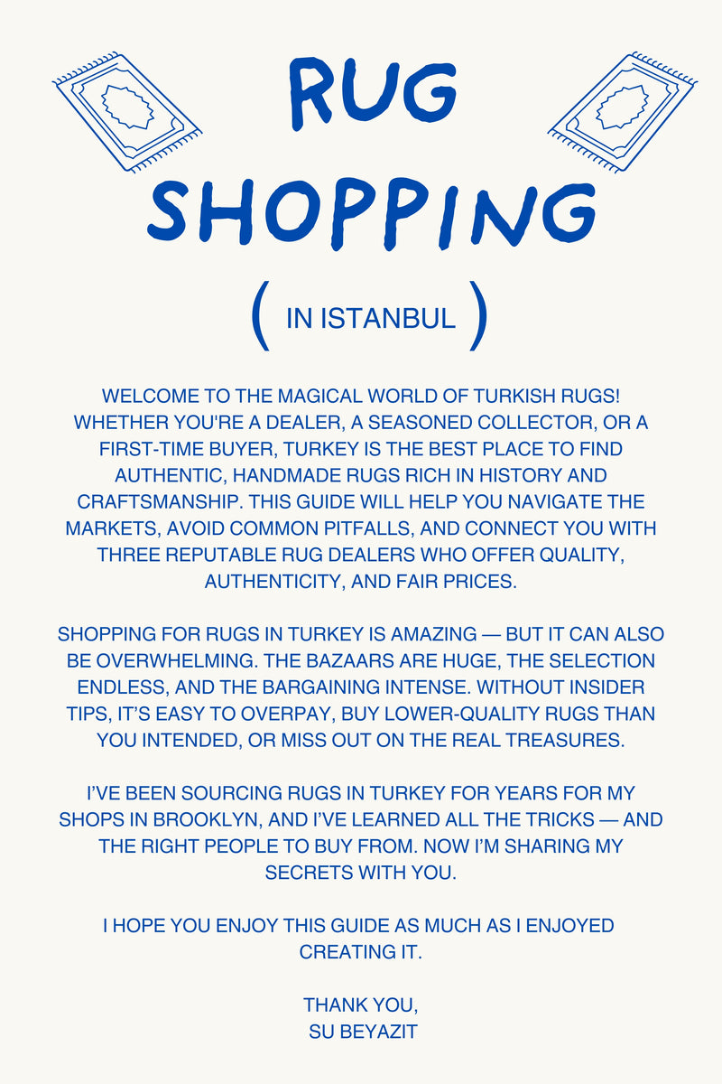 Where to Go Rug Shopping in Turkey – Su'juk